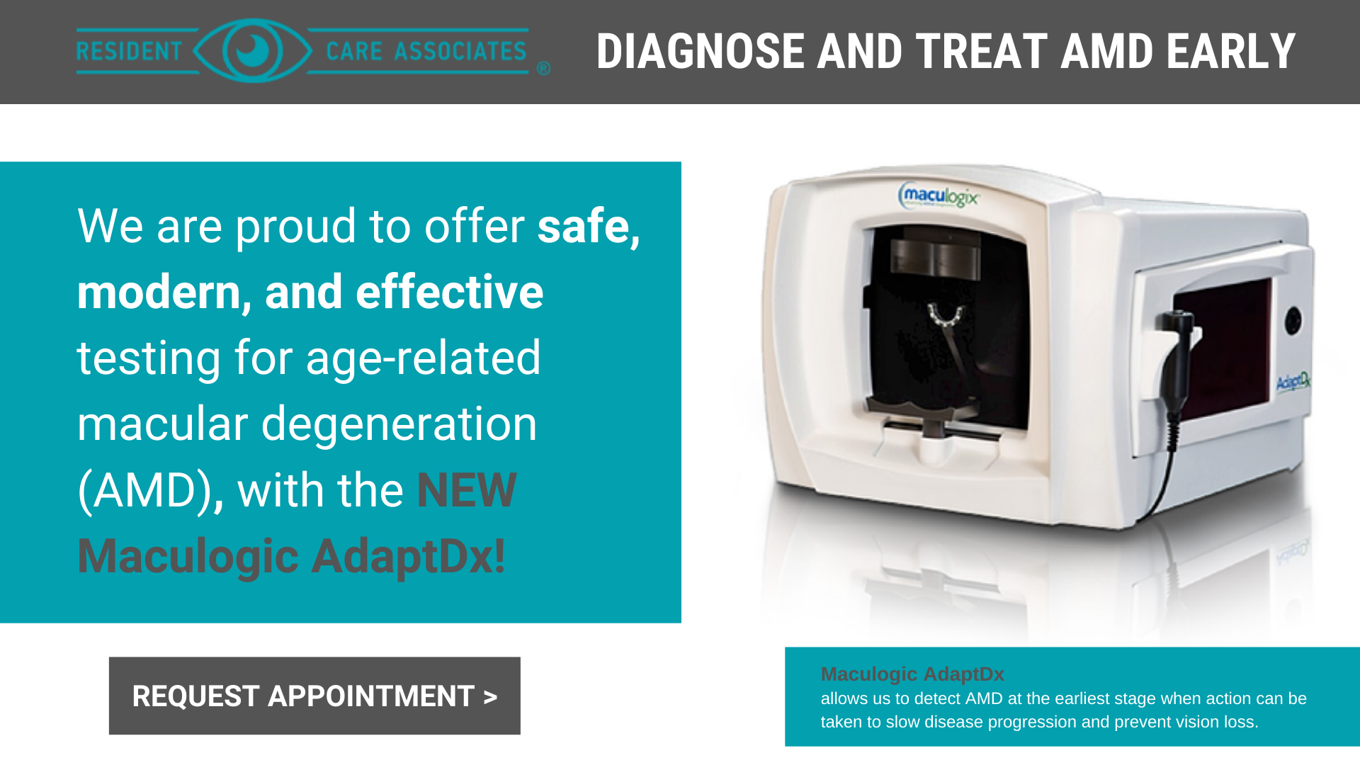 Introducing Our New AdaptDx Machine | Resident Eye Care Associates